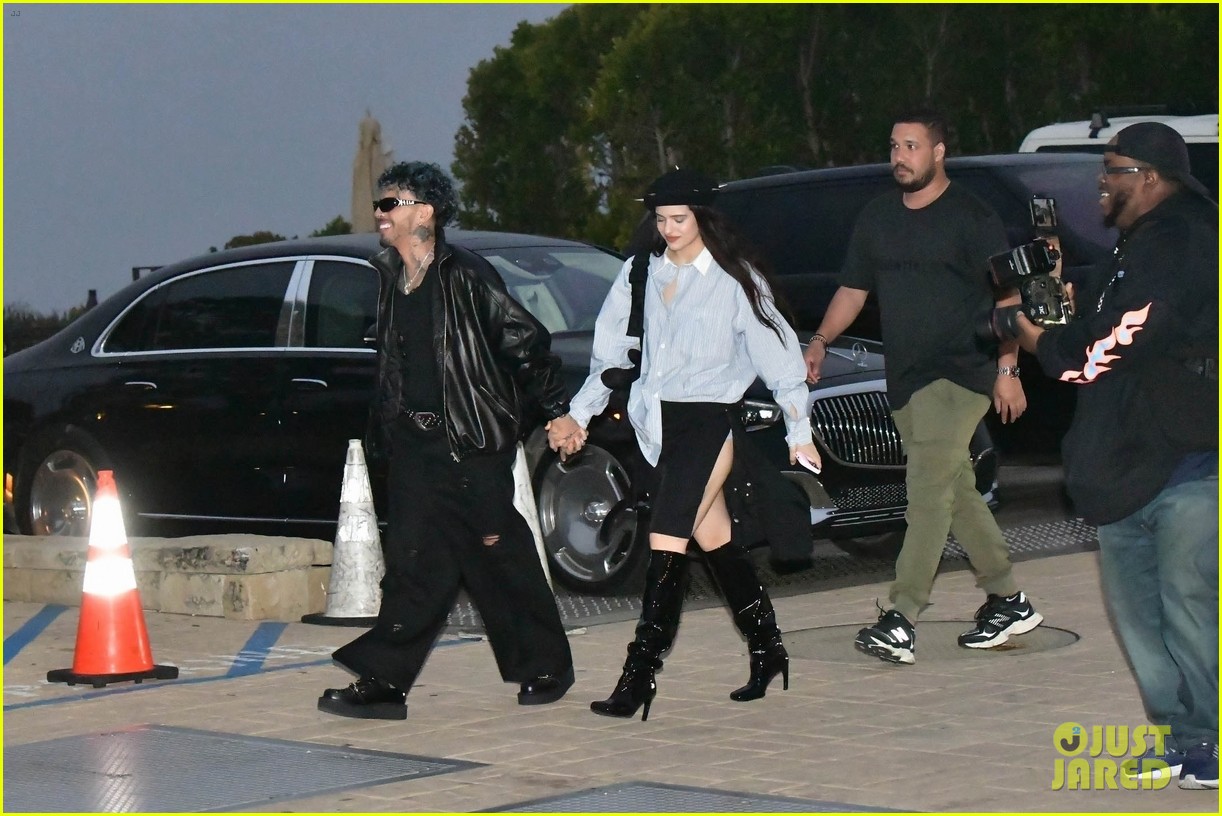 Newly Engaged Rosalia & Rauw Alejandro Hold Hands During Romantic Date ...