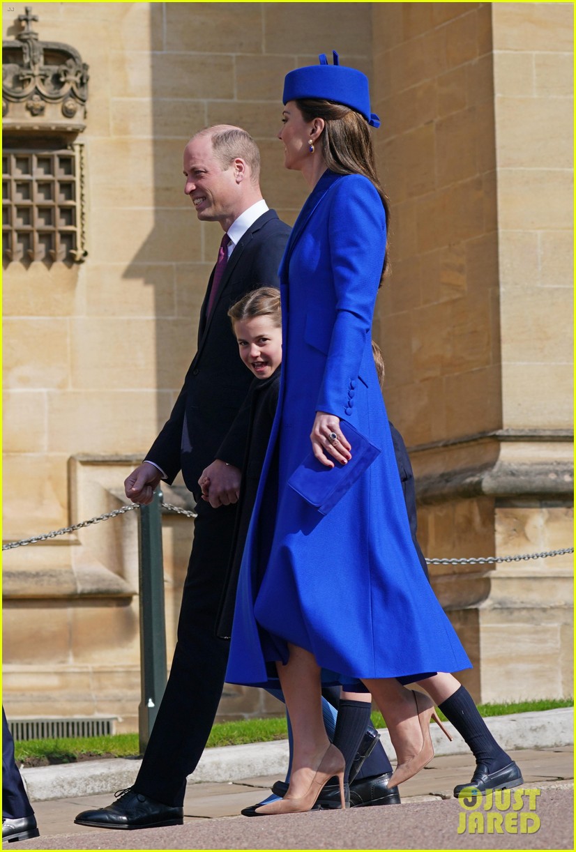 British Royal Family Attends Easter Service at Windsor Castle - Guest ...