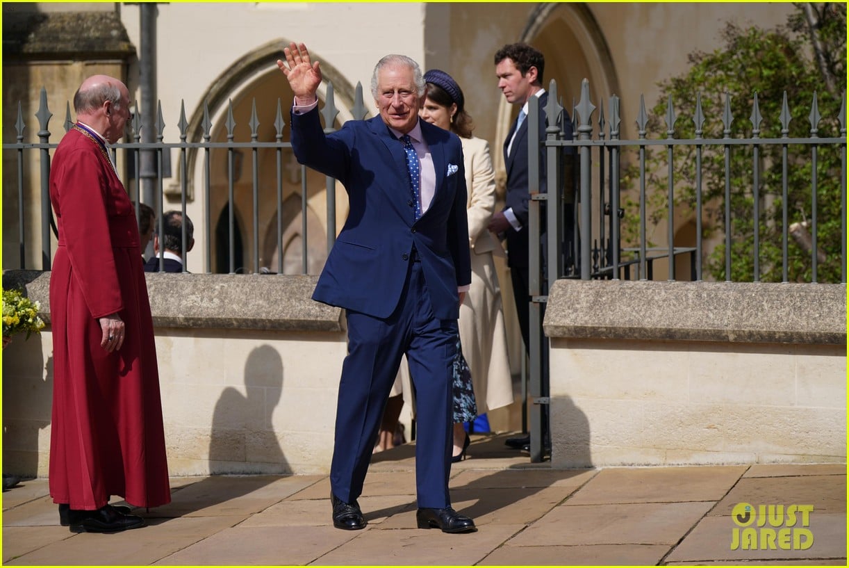 British Royal Family Attends Easter Service at Windsor Castle - Guest ...
