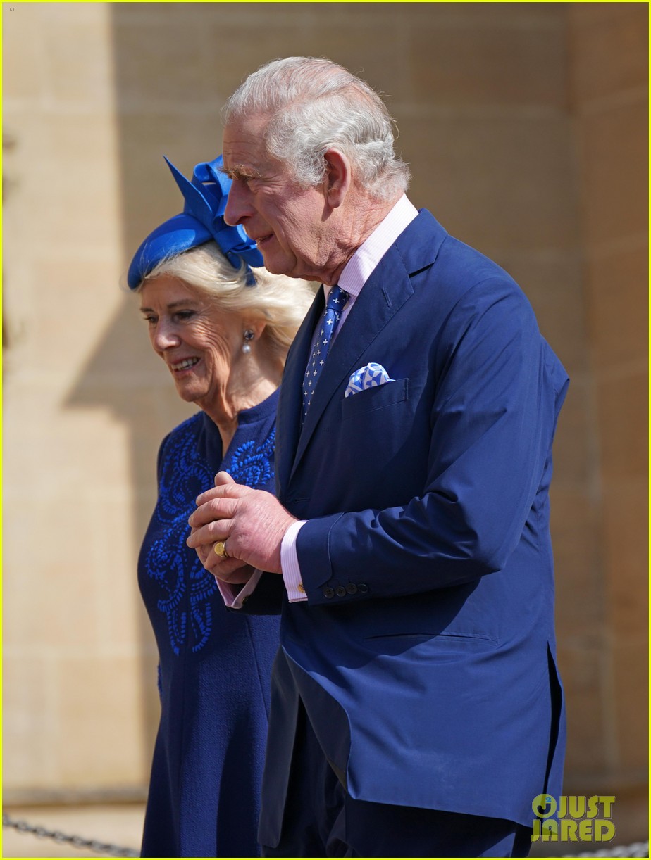 British Royal Family Attends Easter Service at Windsor Castle - Guest ...