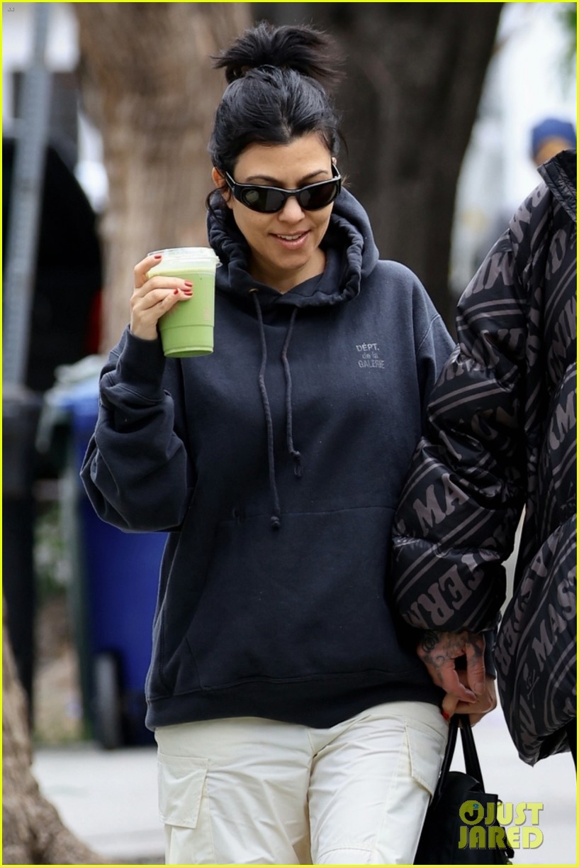 Kourtney Kardashian & Travis Barker Keep Close on Matcha Run in L.A ...