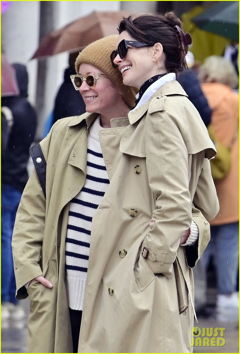 Anne Hathaway Wears Matching Outfits with Stylist Erin Walsh While ...