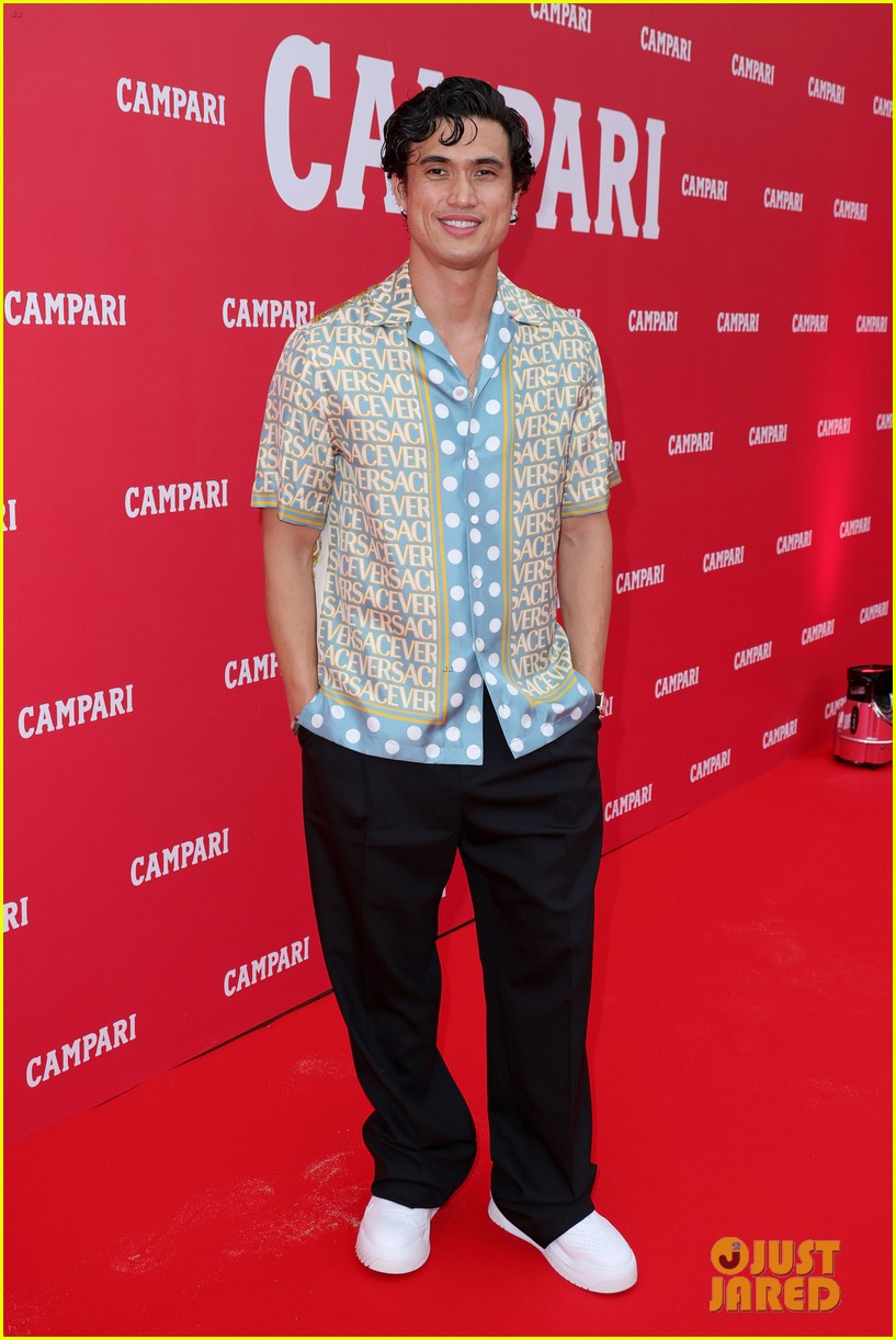 Luke Evans & Charles Melton Buddy Up at Campari Event During Cannes ...