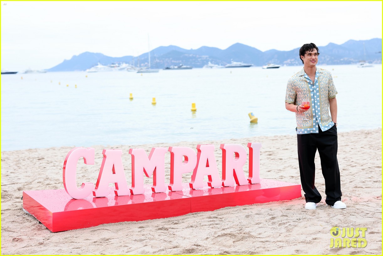 Luke Evans & Charles Melton Buddy Up at Campari Event During Cannes ...