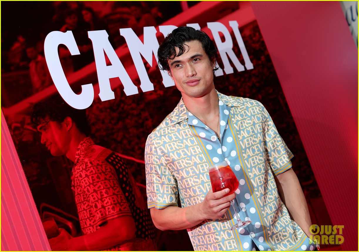 Luke Evans & Charles Melton Buddy Up at Campari Event During Cannes ...