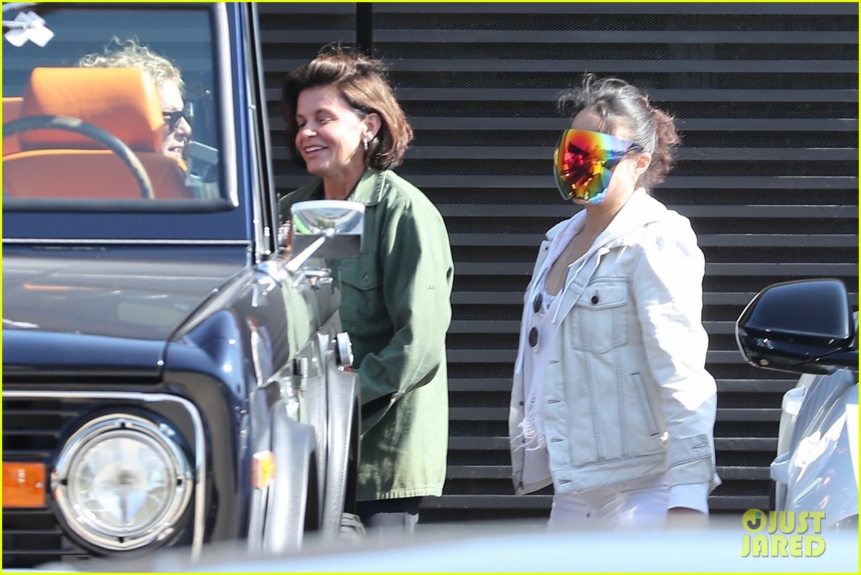 Michelle Rodriguez Covers Most of Her Face in a Colorful Shield While ...