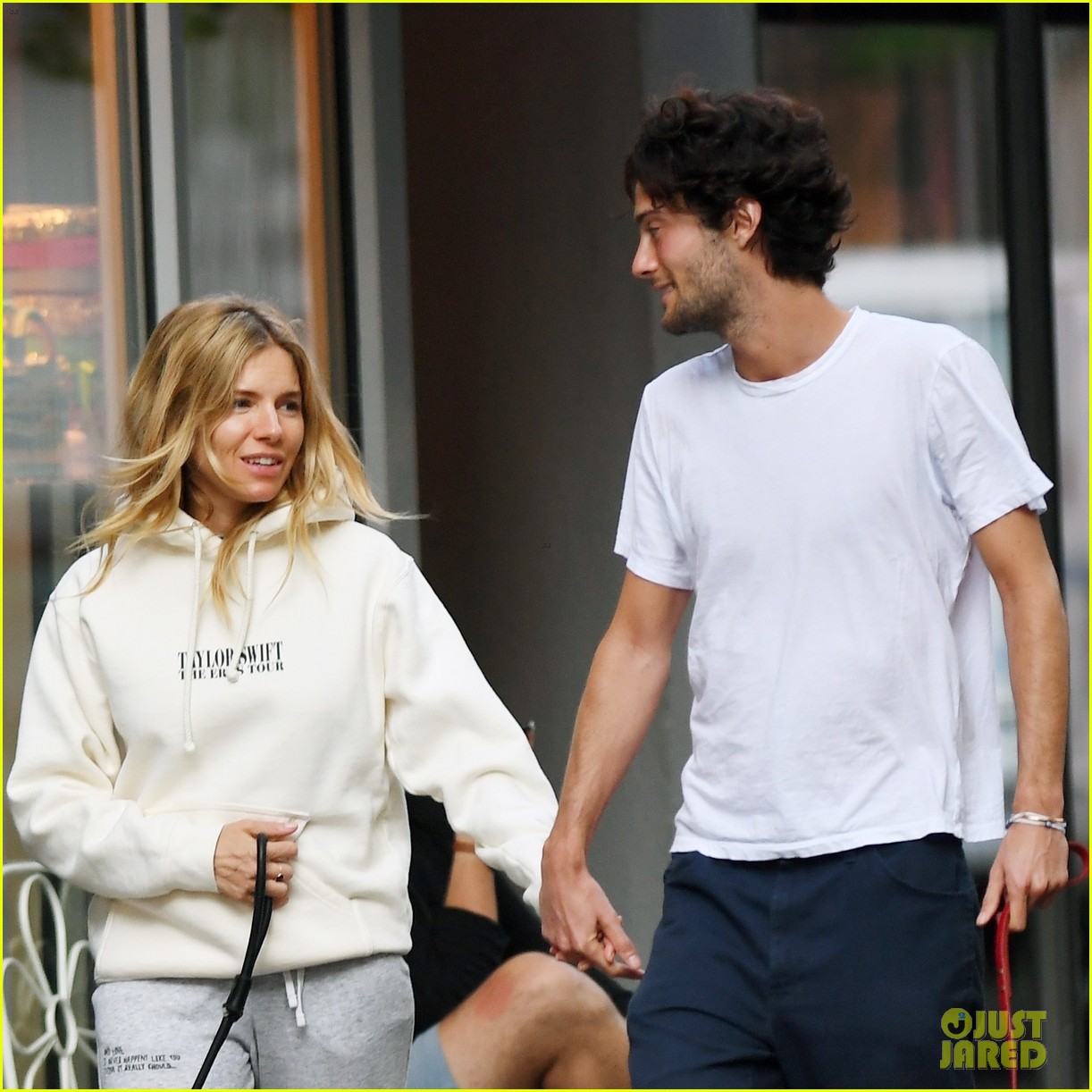 Sienna Miller & Boyfriend Oli Green Hold Hands While Picking Up ...