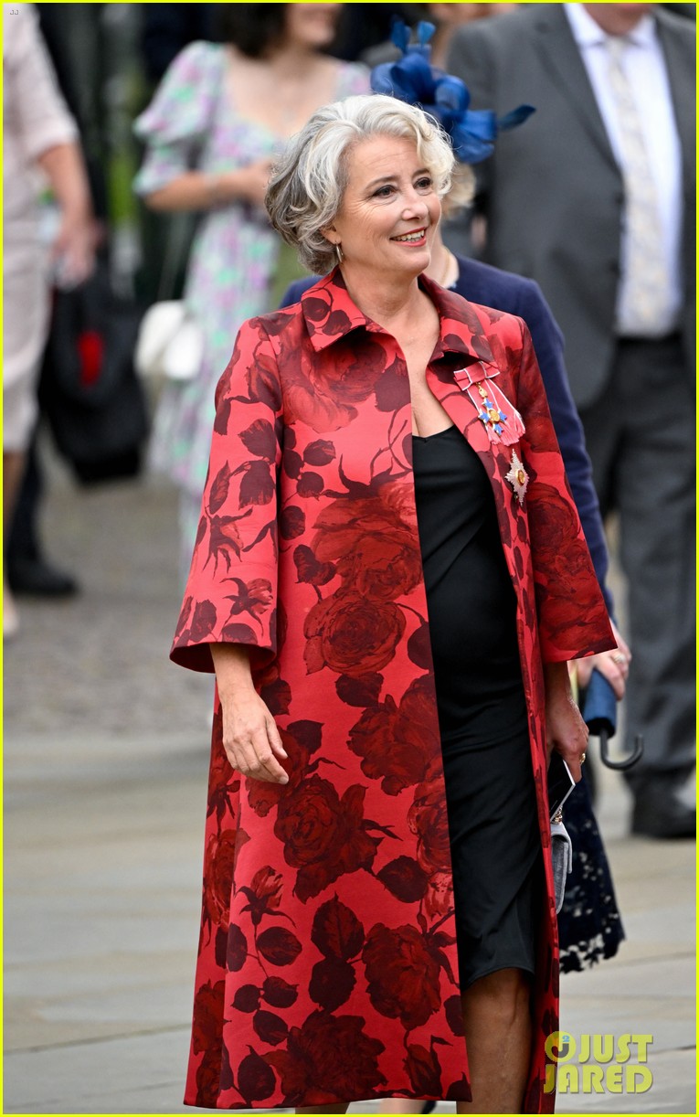 Emma Thompson Spotted Arriving at King Charles' Coronation with Husband ...