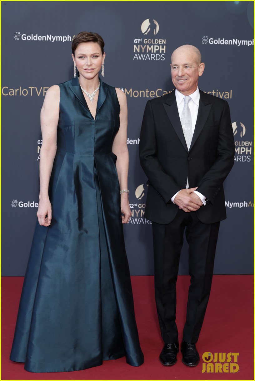 Princess Charlene of Monaco Dazzles In White & Yellow Diamonds For ...