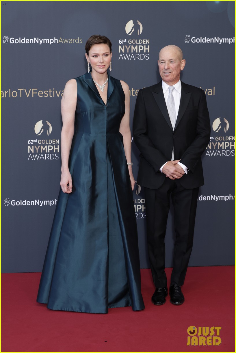 Princess Charlene of Monaco Dazzles In White & Yellow Diamonds For ...