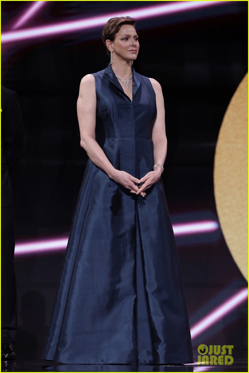 Princess Charlene of Monaco Dazzles In White & Yellow Diamonds For ...