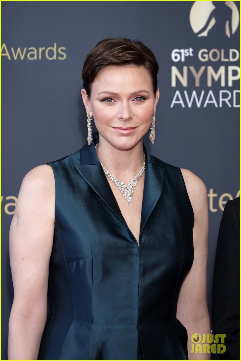 Princess Charlene of Monaco Dazzles In White & Yellow Diamonds For ...