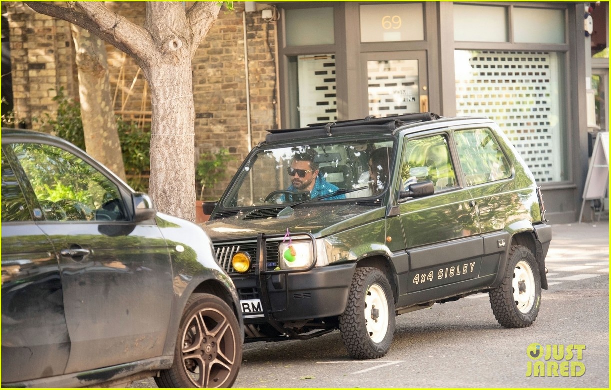 Dominic Cooper & Gemma Chan Take Their Classic Car to Go Shopping in ...