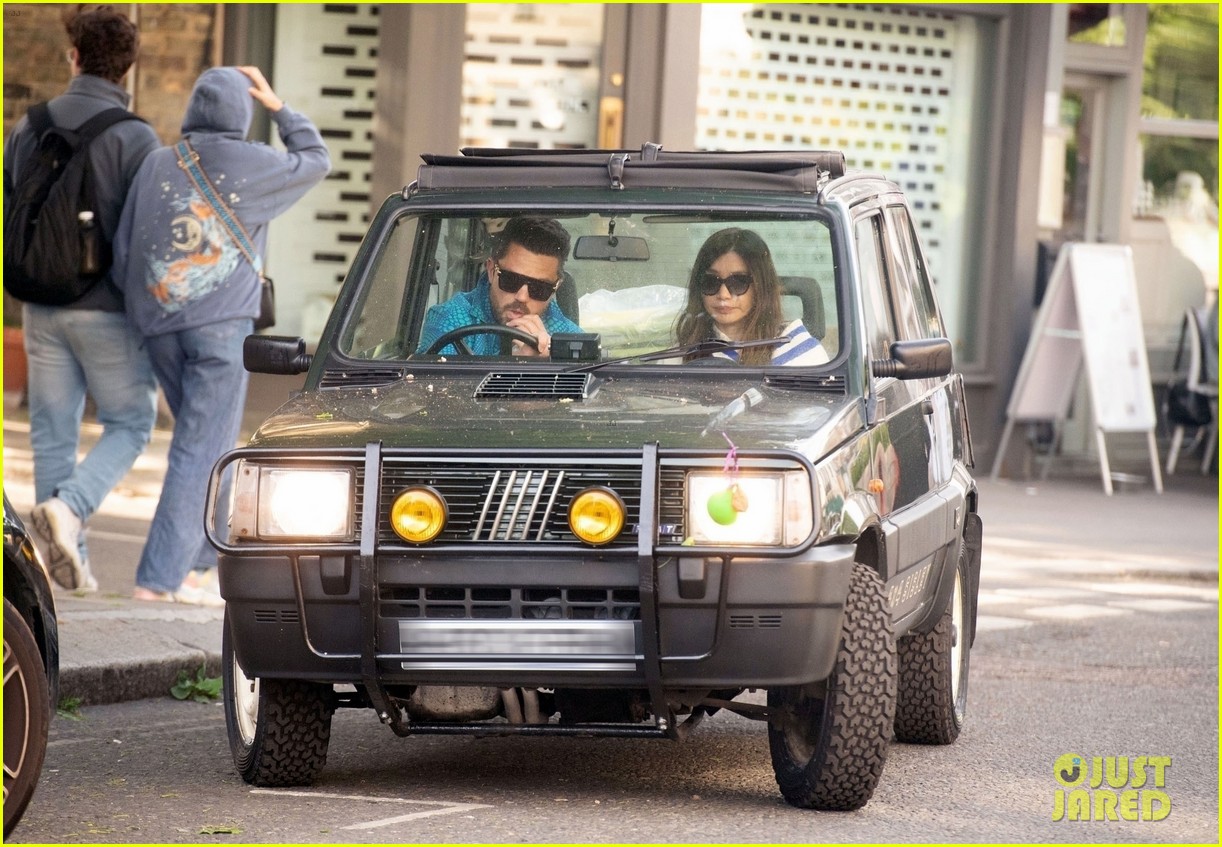 Dominic Cooper & Gemma Chan Take Their Classic Car to Go Shopping in ...