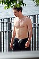 Thomas Doherty Goes Shirtless While Enjoying a Lake Como Vacation ...