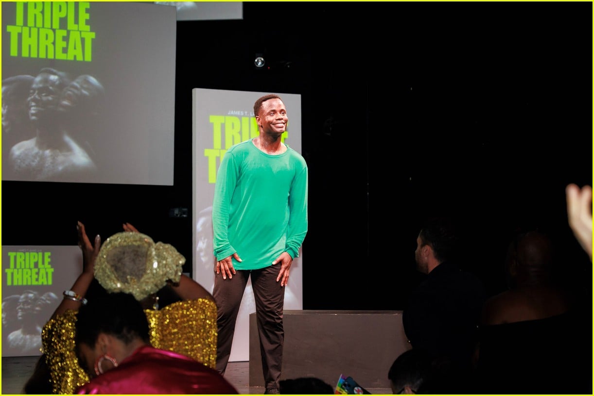 Tony Winner J. Harrison Ghee Supports Friend James T. Lane at 'Triple ...