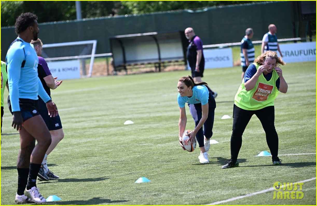 Kate Middleton Hits The Pitch For A Game of Rugby During 'Shaping Us ...