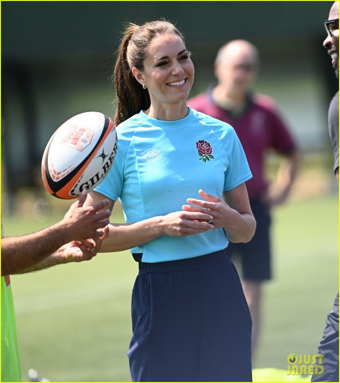 Kate Middleton Hits The Pitch For A Game of Rugby During 'Shaping Us ...