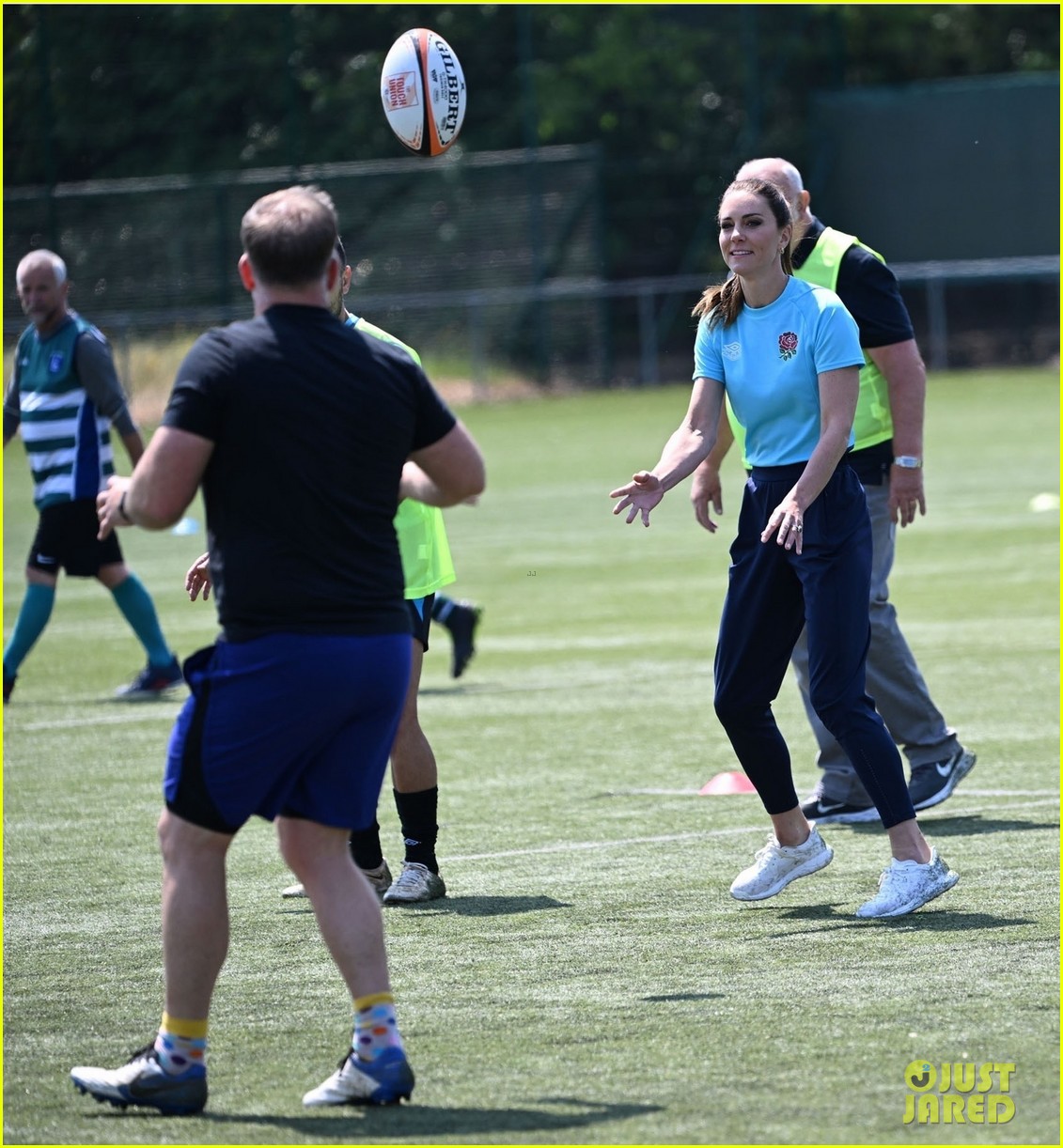 Kate Middleton Hits The Pitch For A Game of Rugby During 'Shaping Us ...