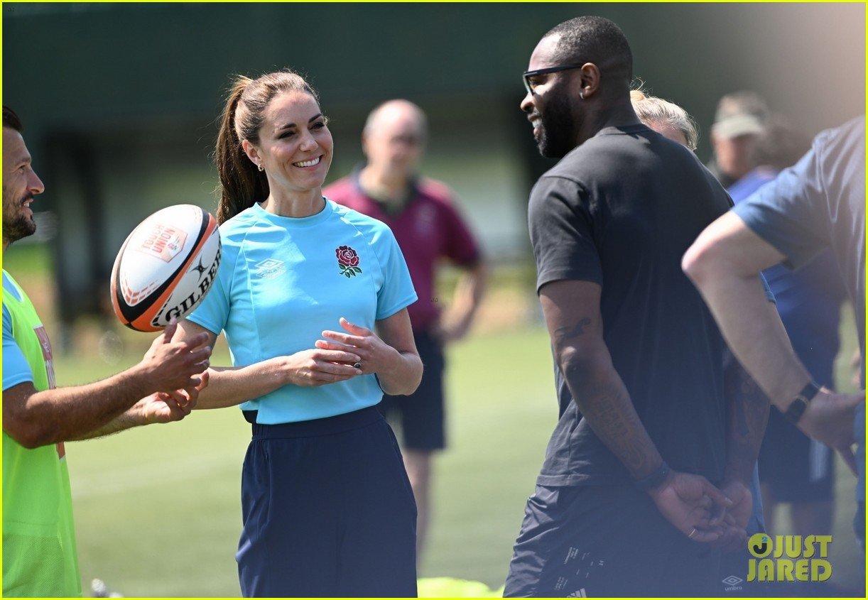 Kate Middleton Hits The Pitch For A Game of Rugby During 'Shaping Us ...