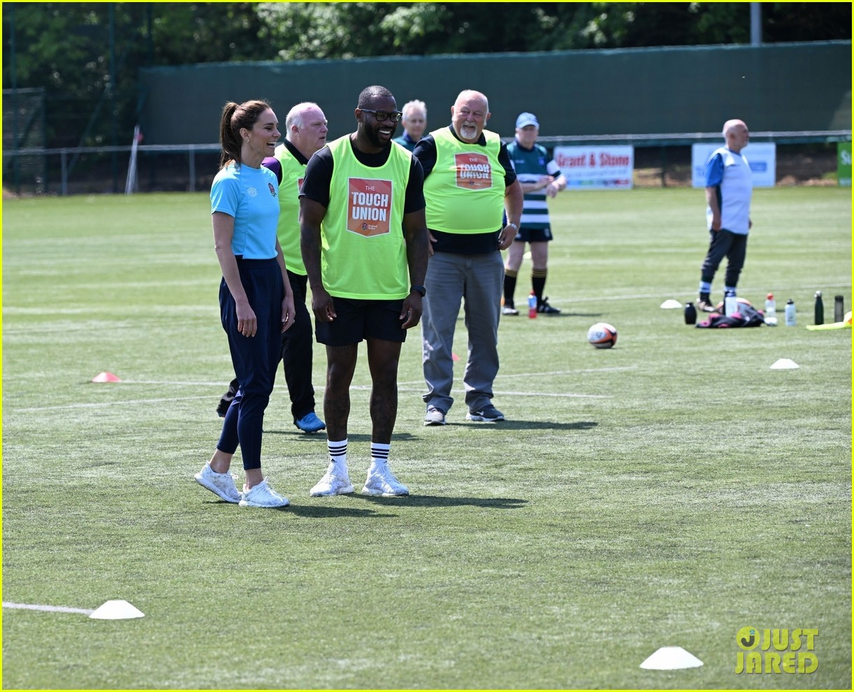 Kate Middleton Hits The Pitch For A Game of Rugby During 'Shaping Us ...