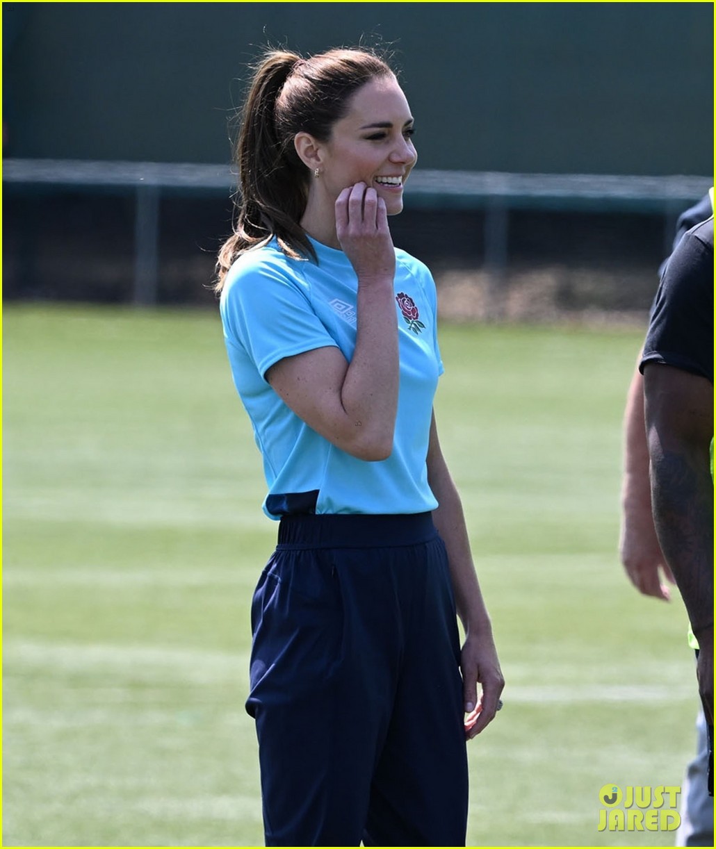 Kate Middleton Hits The Pitch For A Game of Rugby During 'Shaping Us ...