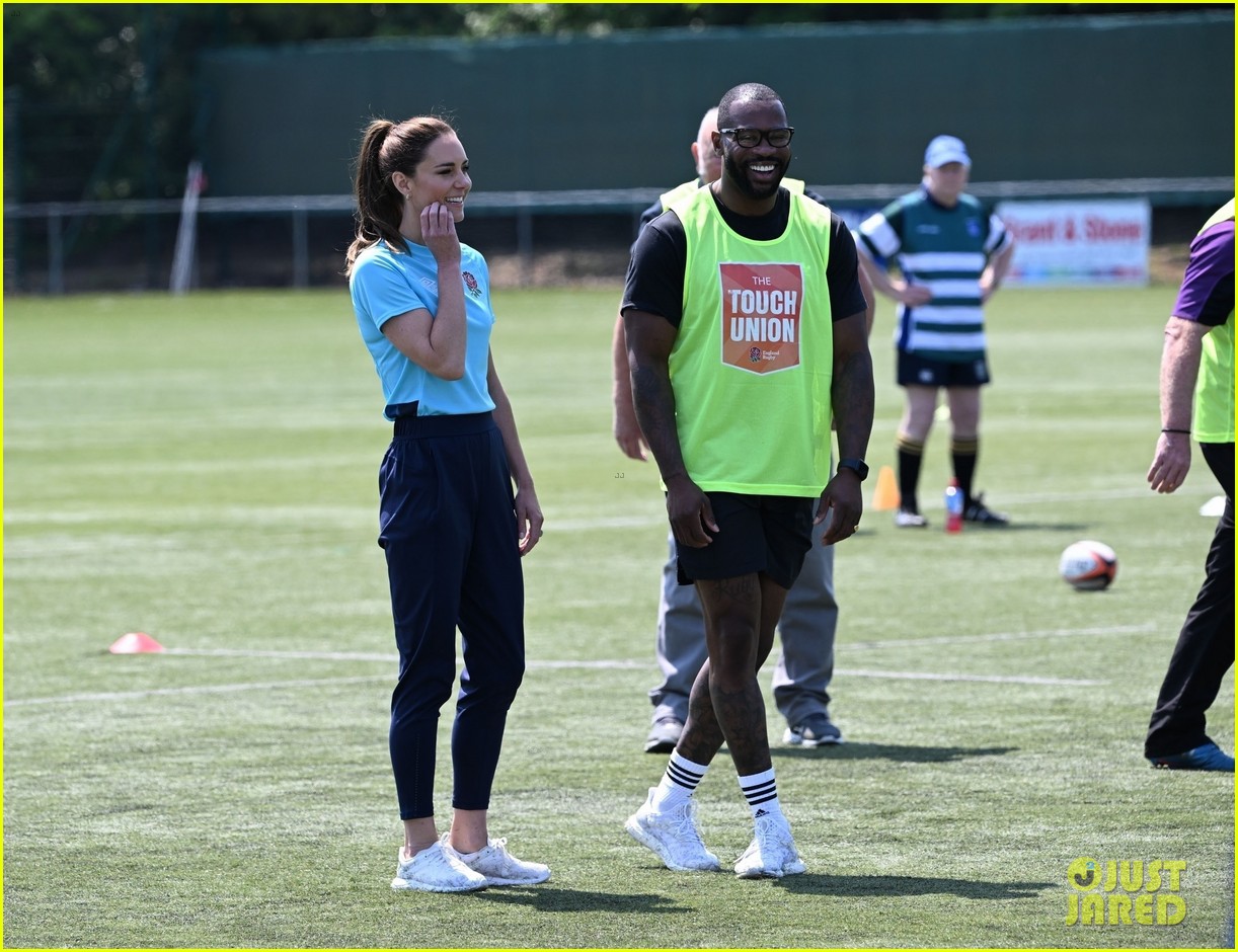 Kate Middleton Hits The Pitch For A Game of Rugby During 'Shaping Us ...