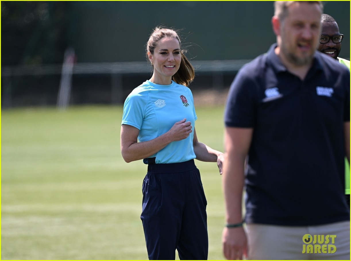 Kate Middleton Hits The Pitch For A Game of Rugby During 'Shaping Us ...