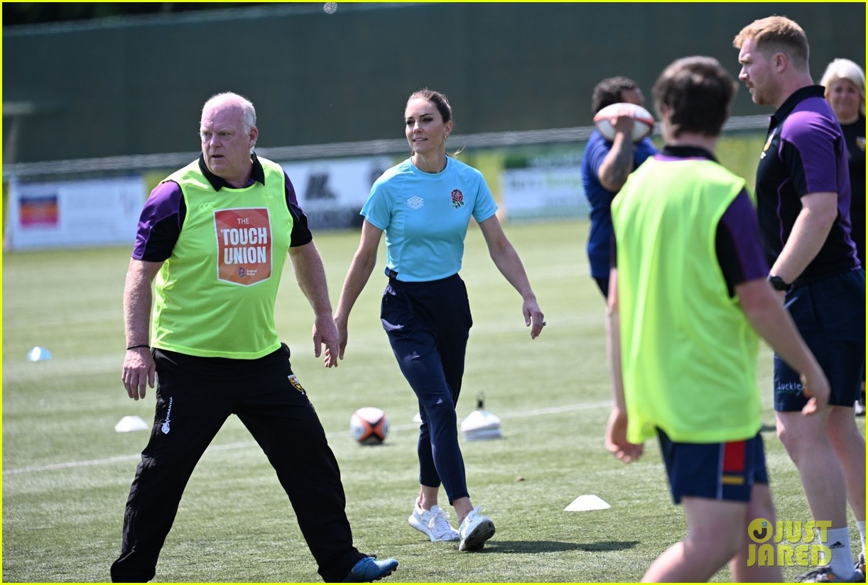 Kate Middleton Hits The Pitch For A Game of Rugby During 'Shaping Us ...