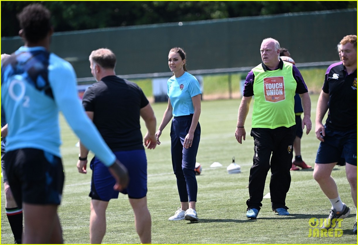 Kate Middleton Hits The Pitch For A Game of Rugby During 'Shaping Us ...
