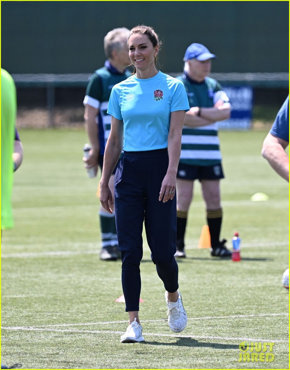 Kate Middleton Hits The Pitch For A Game of Rugby During 'Shaping Us ...