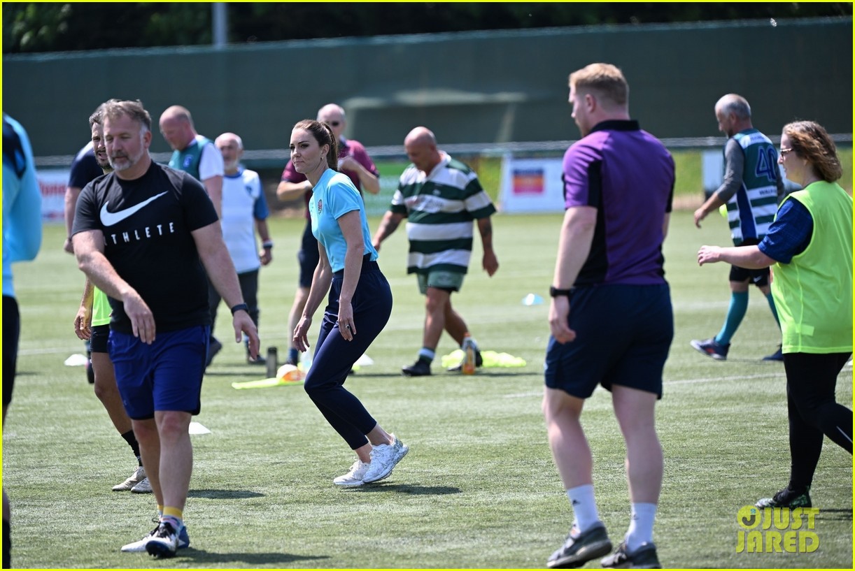 Kate Middleton Hits The Pitch For A Game of Rugby During 'Shaping Us ...