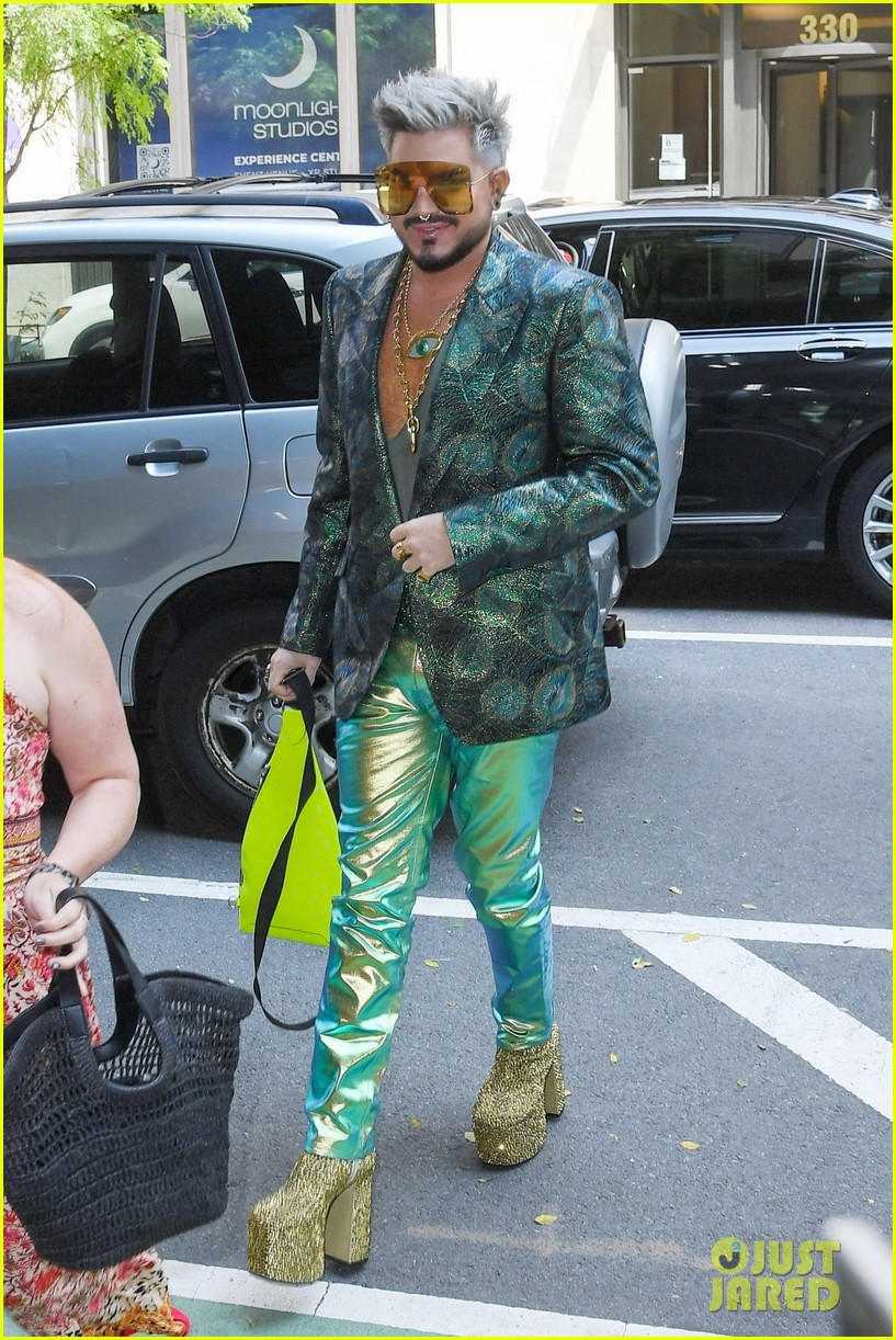 Kylie Minogue & Adam Lambert Arrive for 'Watch What Happens Live With ...