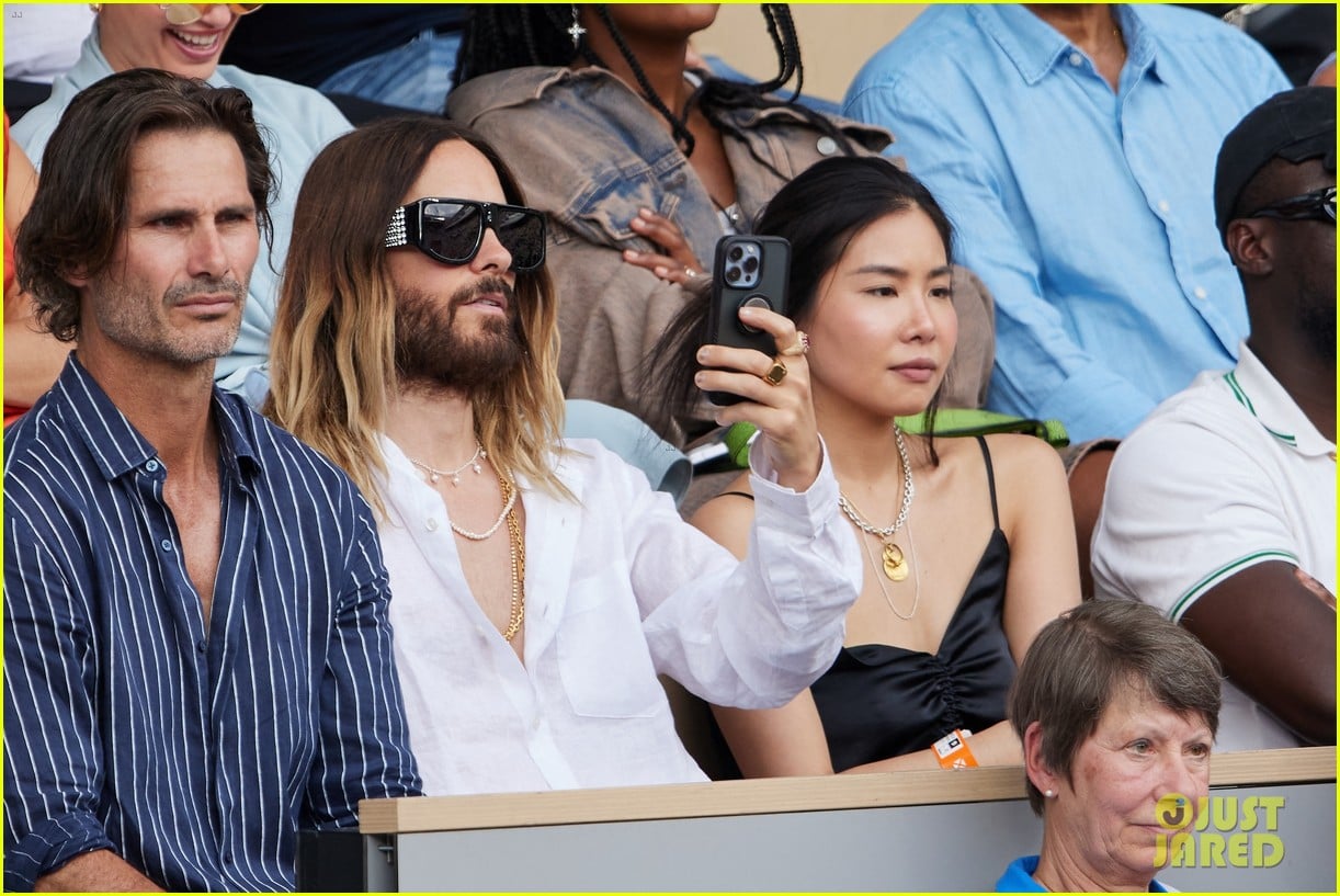 Photo: jared leto rumored girlfriend thet thinn paris tennis tournament ...