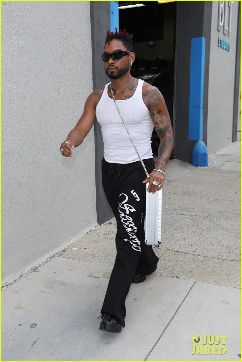 Miguel Leaves Studio With a Briefcase While Wearing Blood-Stained Shirt; Unreleased Demos ...