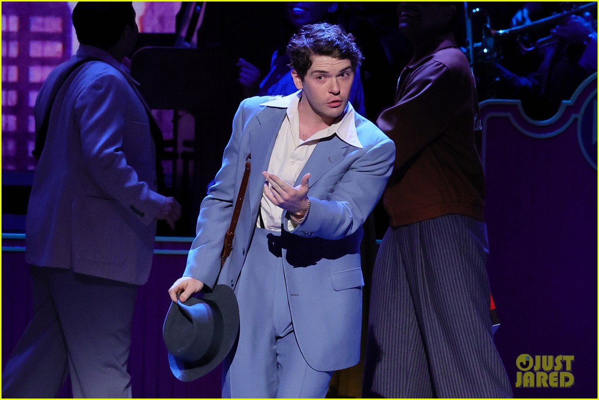 'New York New York' Stars Anna Uzele & Colton Ryan Seal Tony Awards ...