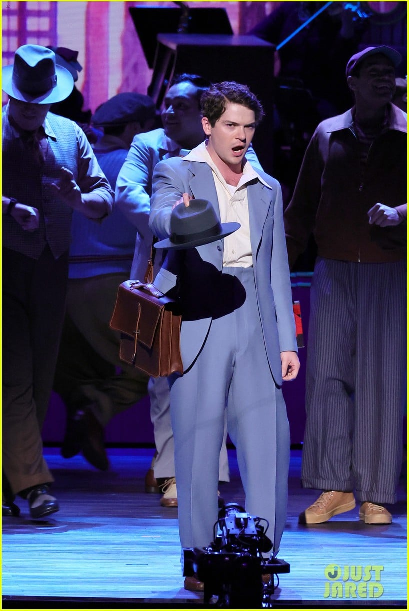 'New York New York' Stars Anna Uzele & Colton Ryan Seal Tony Awards ...