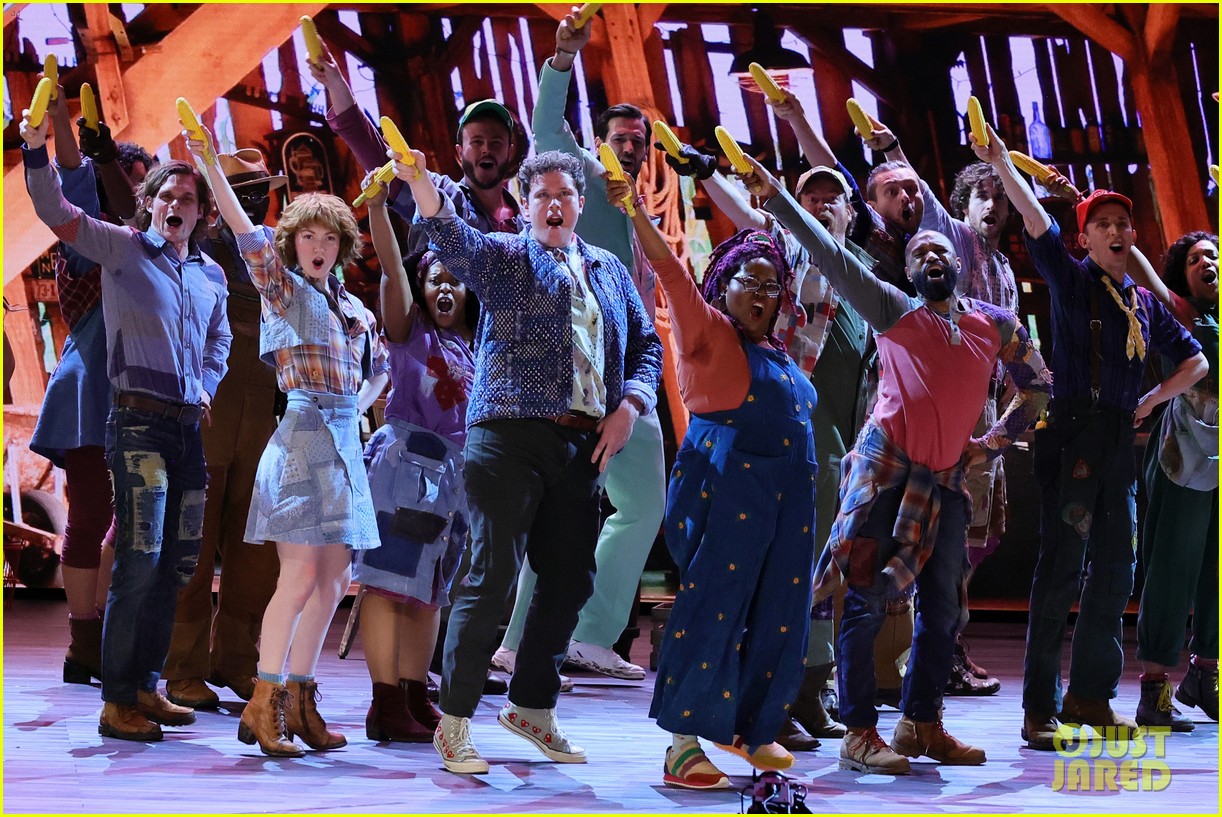 Tony Winner Alex Newell Performs With Cast of 'Shucked,' the Corn ...