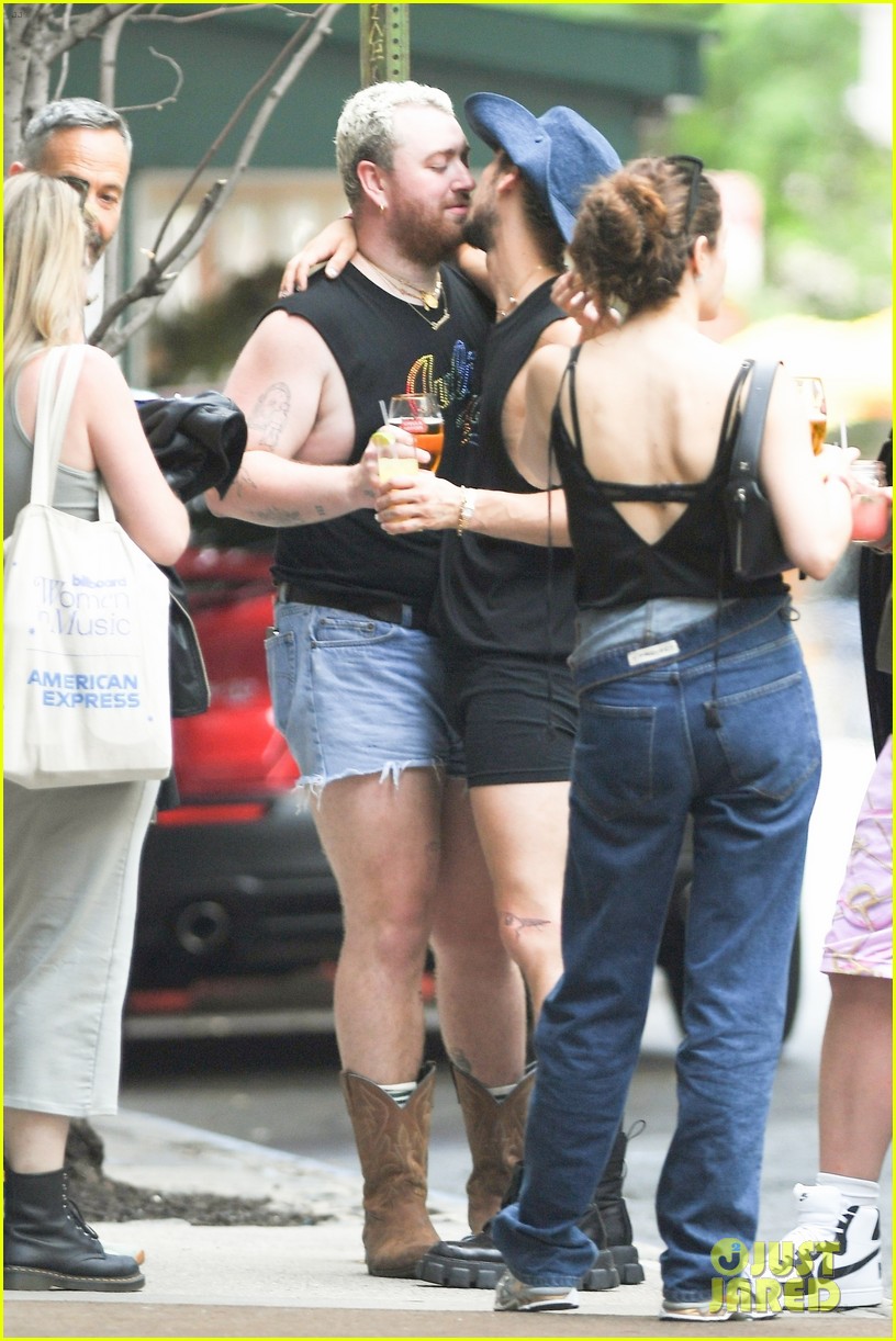 Sam Smith Spotted Kissing Partner Christian Cowan in New York City ...