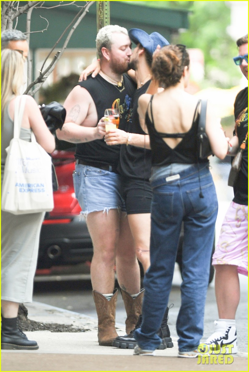 Sam Smith Spotted Kissing Partner Christian Cowan in New York City ...