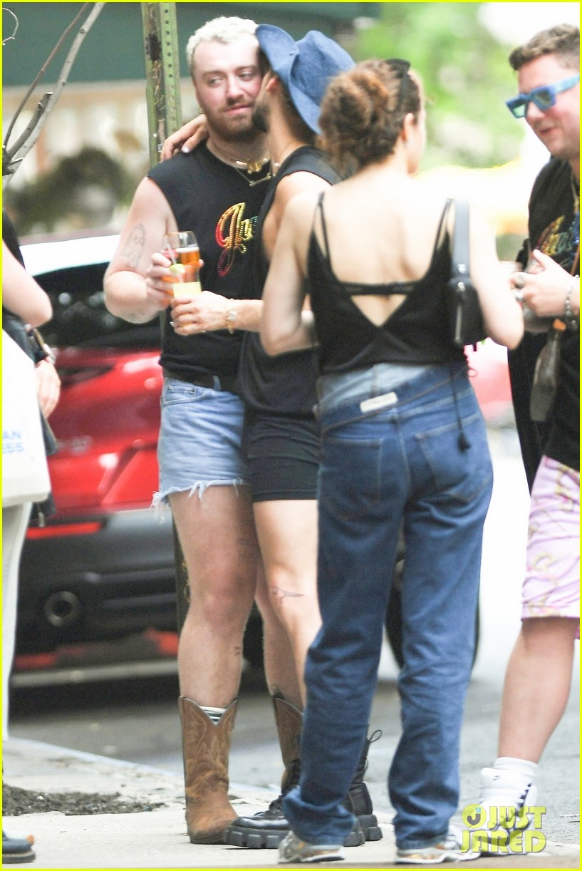 Sam Smith Spotted Kissing Partner Christian Cowan in New York City ...