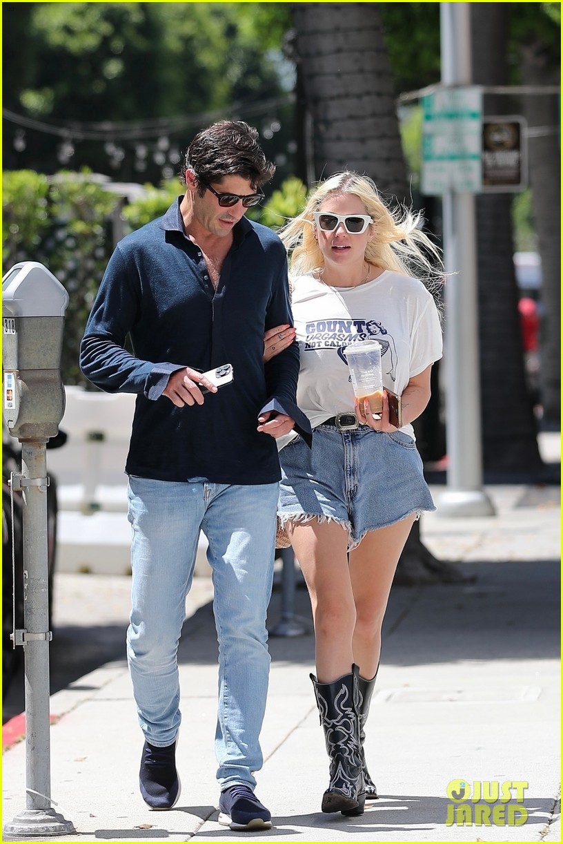 Ashley Benson & Fiancé Brandon Davis Keep Close on Lunch Date in ...