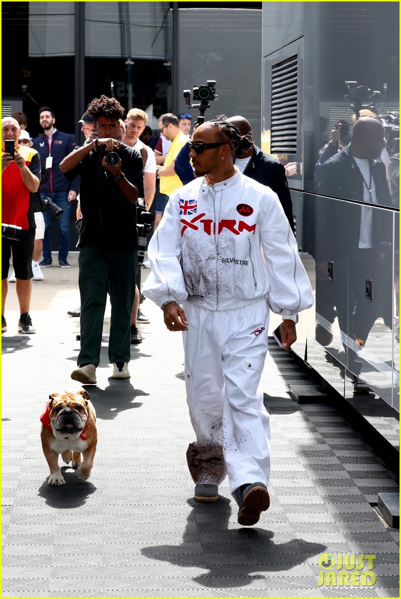 Brad Pitt & Lewis Hamilton Attend F1 Grand Prix of Great Britain, Star ...