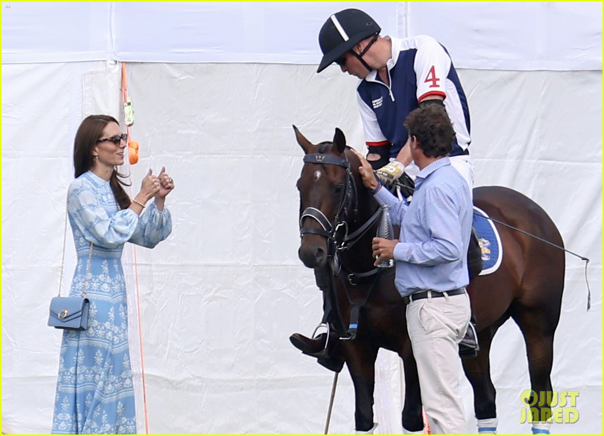 Kate Middleton Cheers On Prince William During Royal Charity Polo Cup ...