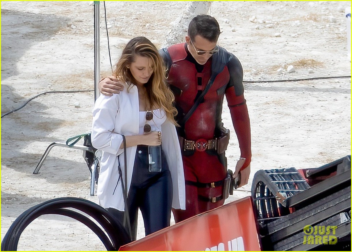 Blake Lively Visits Ryan Reynolds on Set of 'Deadpool 3' in London: Photo 4954841 | Blake Lively ...