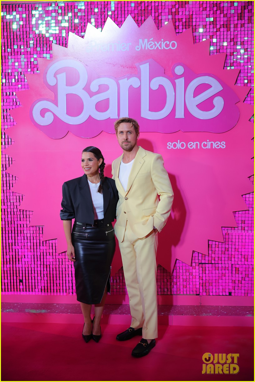 Margot Robbie Channels Earring Magic Barbie For Press Stop in Mexico ...