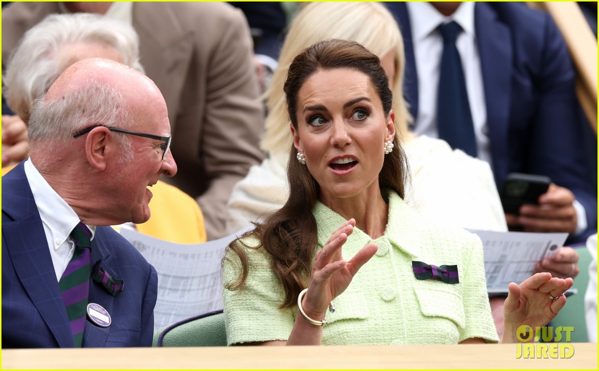 Princess Catherine Wears Tennis Ball-Green Dress to Wimbledon 2023 ...