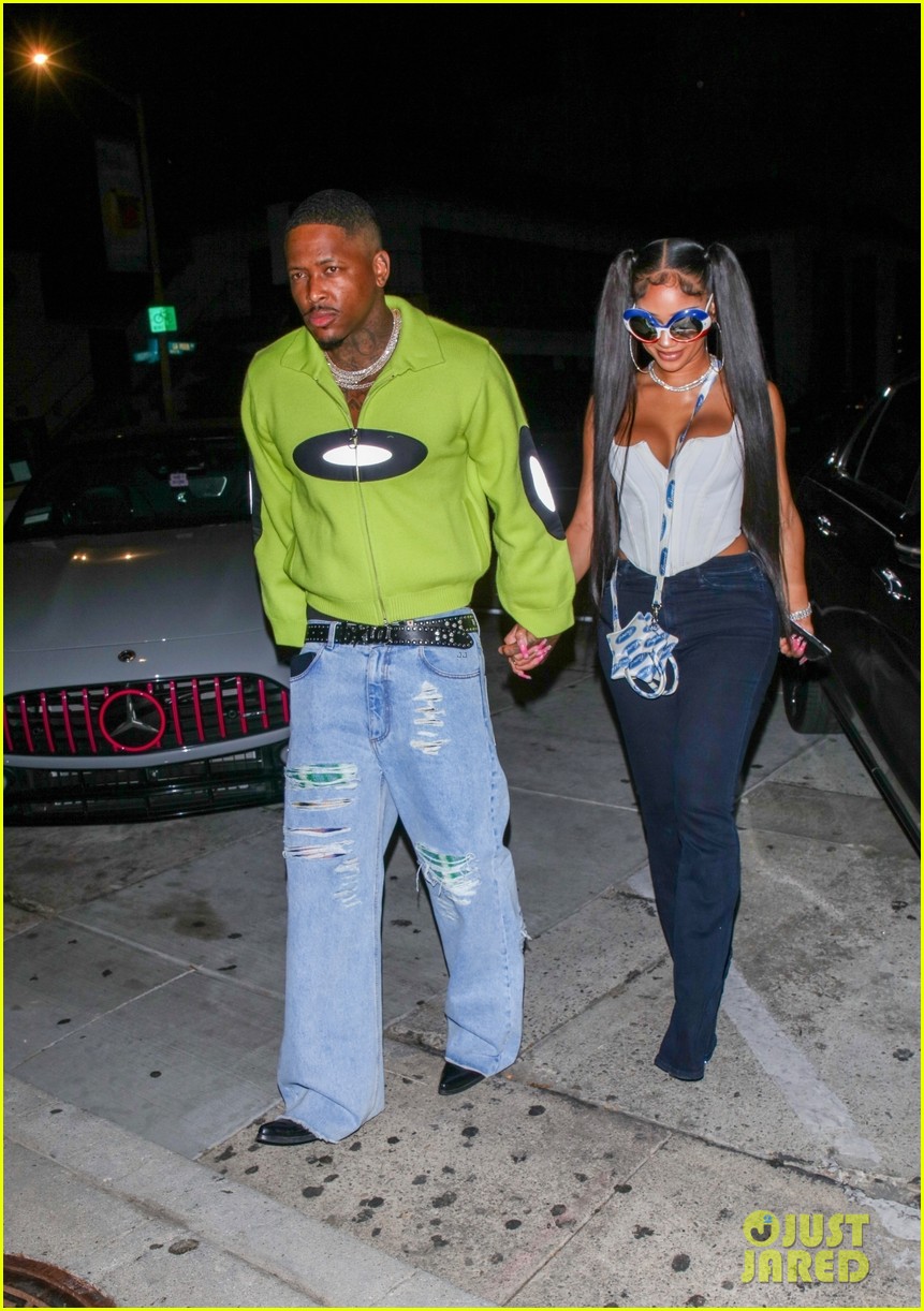 Saweetie & YG Hold Hands After Dinner Date Night Out in LA: Photo ...