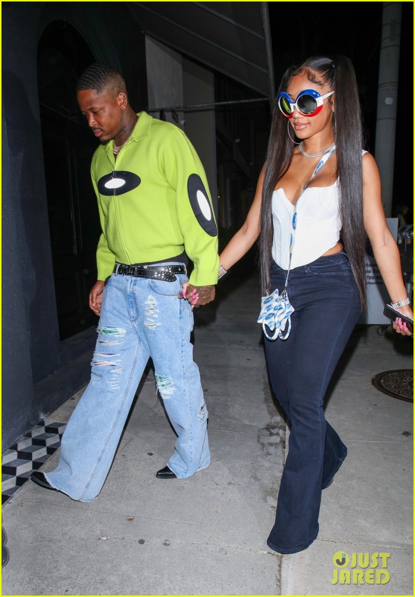 Saweetie & YG Hold Hands After Dinner Date Night Out in LA: Photo ...