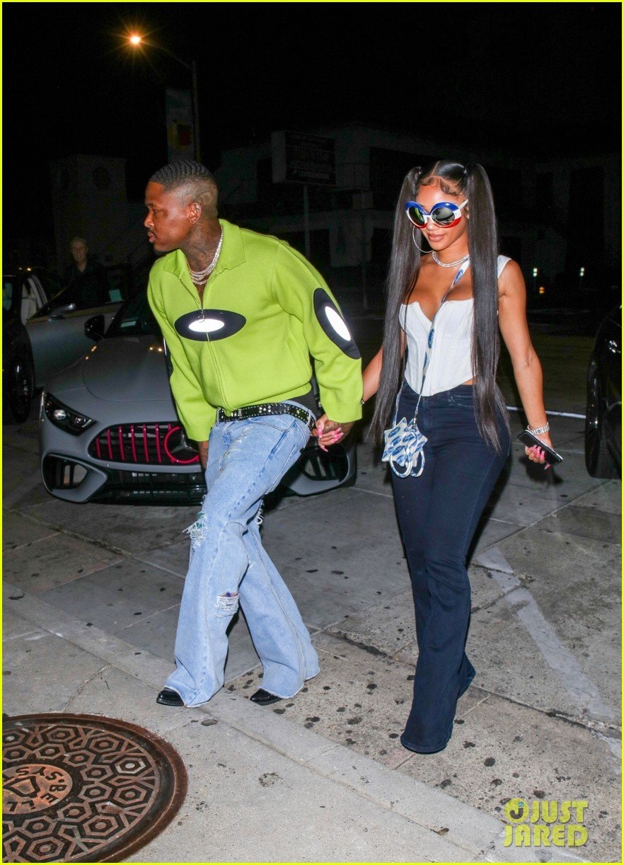 Saweetie & YG Hold Hands After Dinner Date Night Out in LA: Photo ...